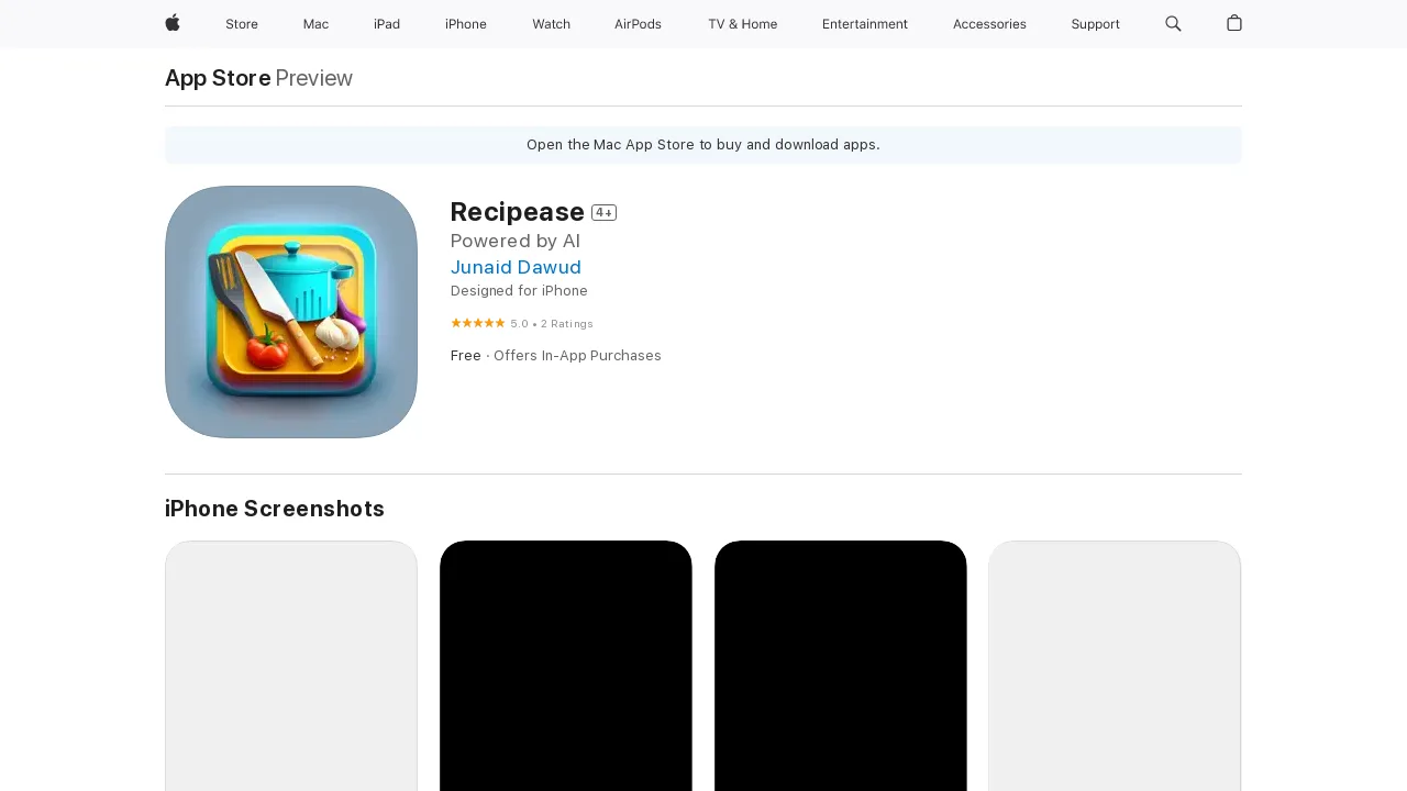 Recipease - BestofAI